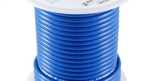 20 Awg Stranded Hook Up Wire- Blue - 1 Metre