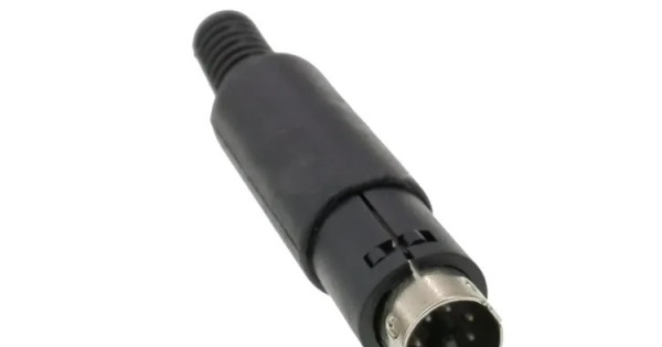 PS2 Male Plug MD 6 Pin S-terminal 6P Core Small Round Connector Male Plug