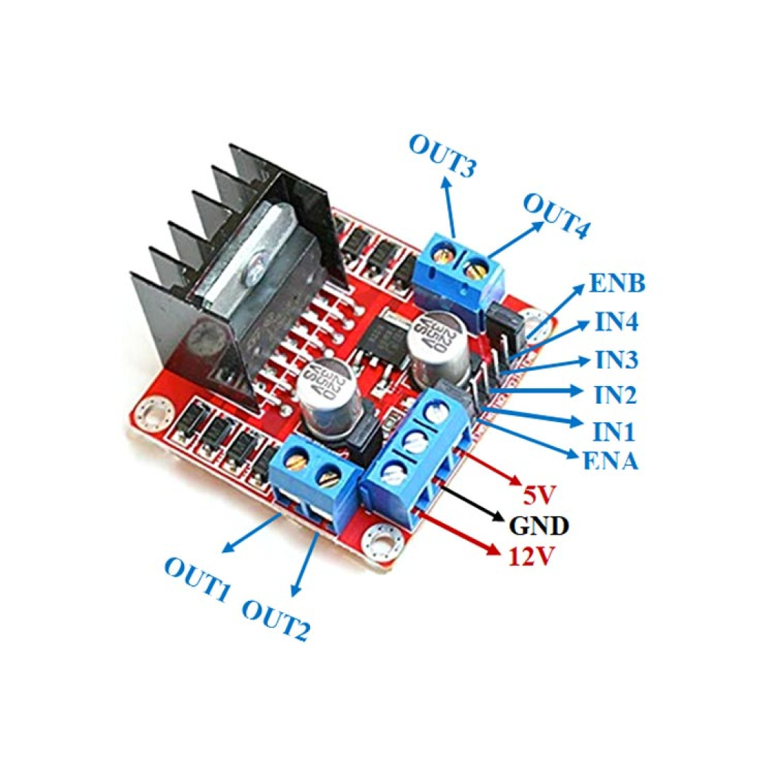 L298 Dual H-Bridge Motor Driver