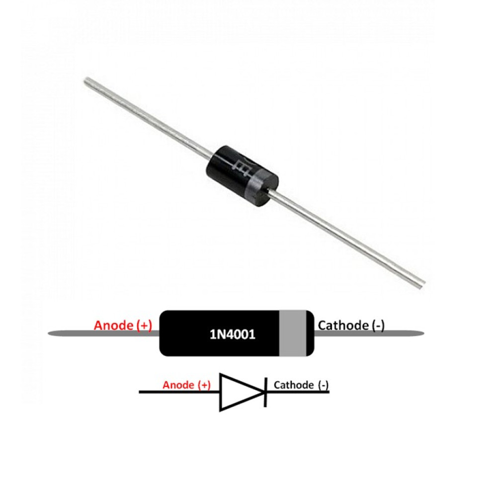 1N4001 DIODE 1A 50V