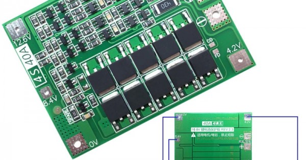 BMS 4S 40A Li Ion