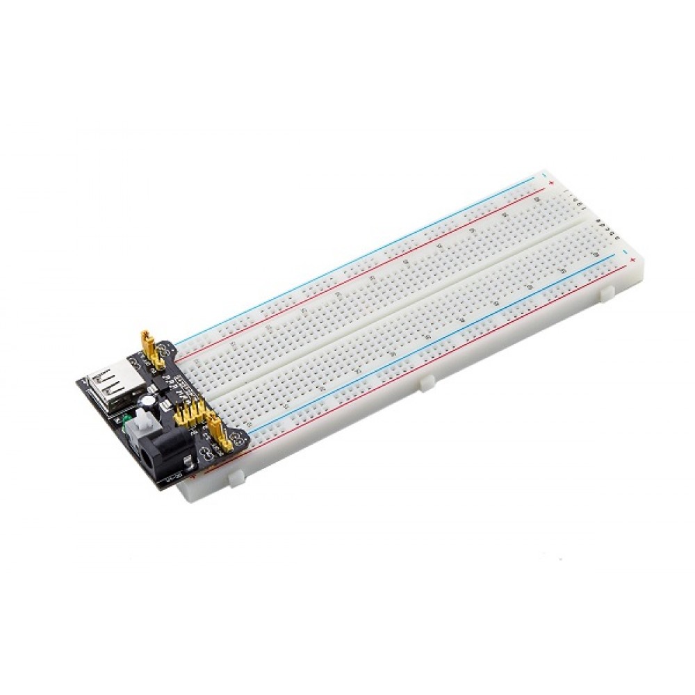 Breadboard including 5V/3.3V powersupply