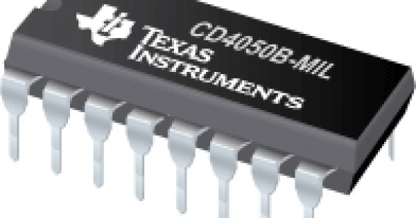 CD4050 Buffers & Line Drivers Hex Non-Inverting IC