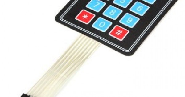 Keypad 4 X 3 Membrane