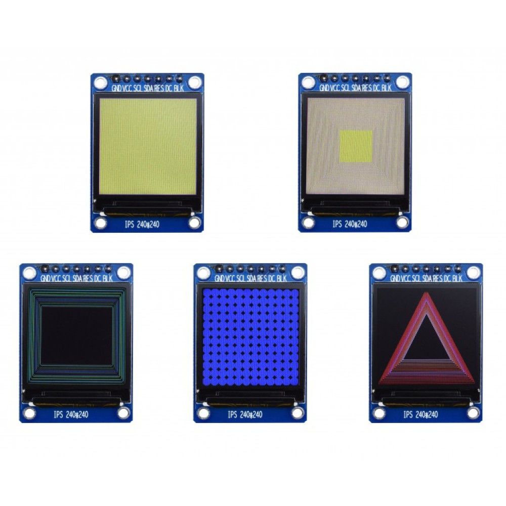 1.3 inch TFT IPS Display Module (ST7789, SPI, 240x240)