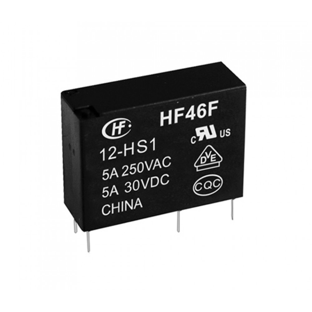 Relay 12V 10A HF46F-012-HS1 PCB relay