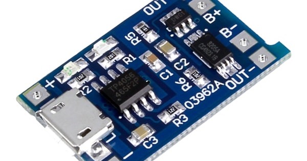 TP4056 / TC4056A Lithium Battery Charger and Protection Module