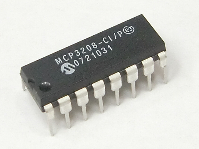 MCP3208 8-Channel 12-Bit SPI Serial Interface A/D Converter