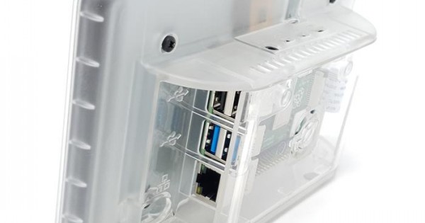 Case for Raspberry Pi 4 and Official 7" Touchscreen