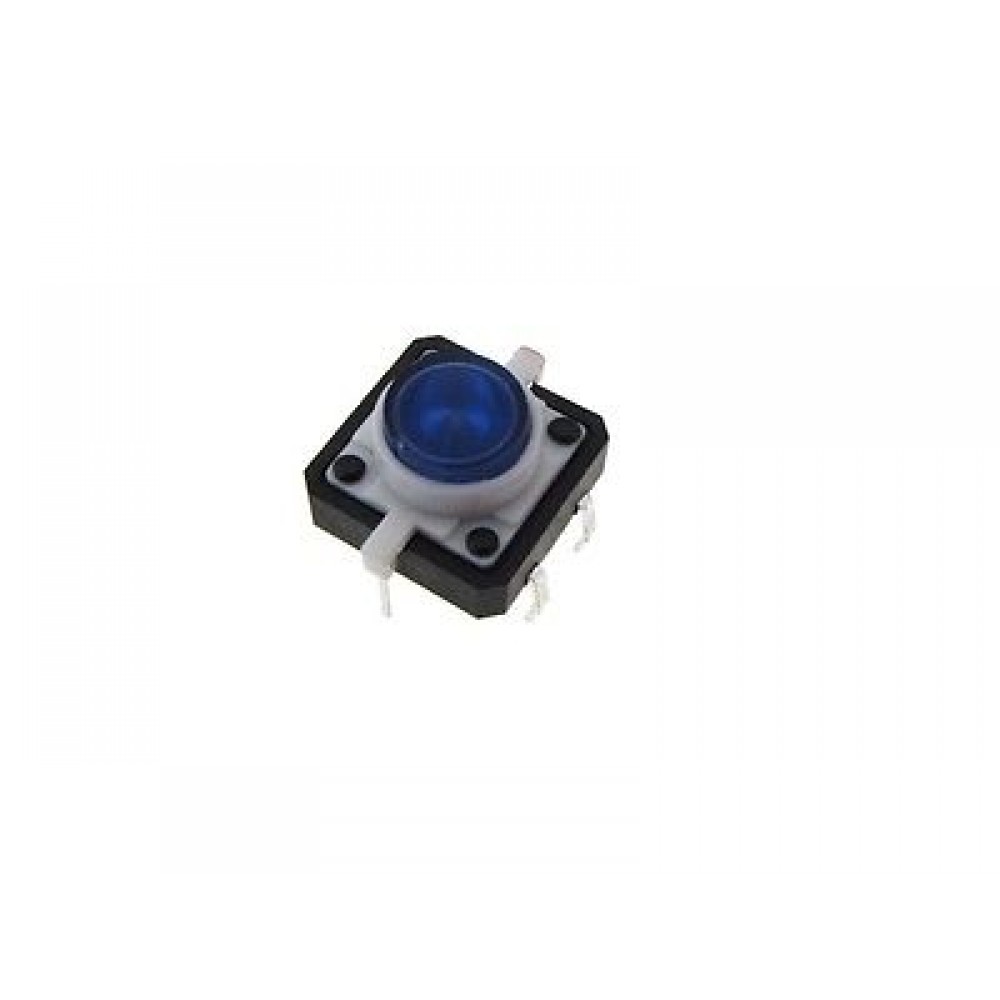 Tactile Push Button with Blue Led