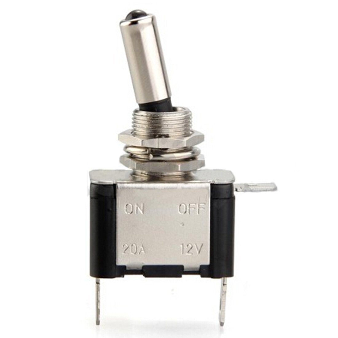 Blue SPST Led 12V 20A Metal Toggle Switch