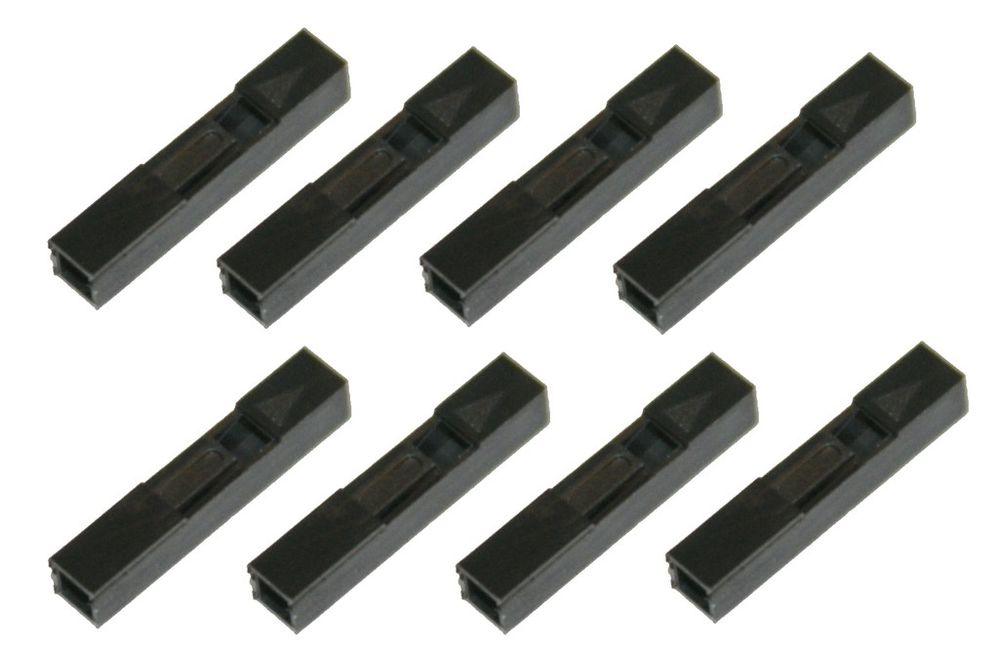 Crimp Connector Housing: 1x1-Pin 25-Pack 0.1" (2.54mm)